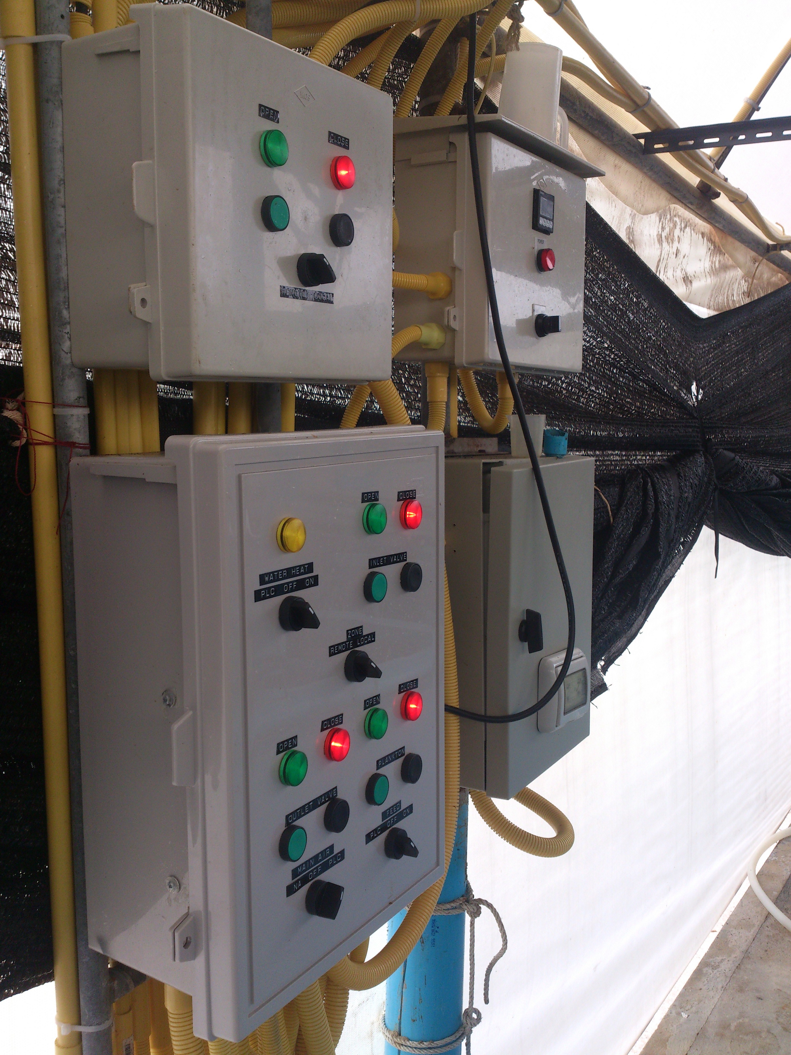 HMI PLC for large aquaculture farms | SPV Tech Solutions